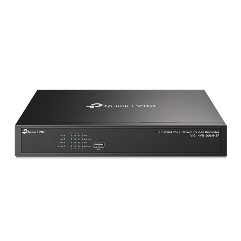 TP-LINK VIGI 8 Channel PoE+ 53 W Network Video Recorder | Marsietis.lt