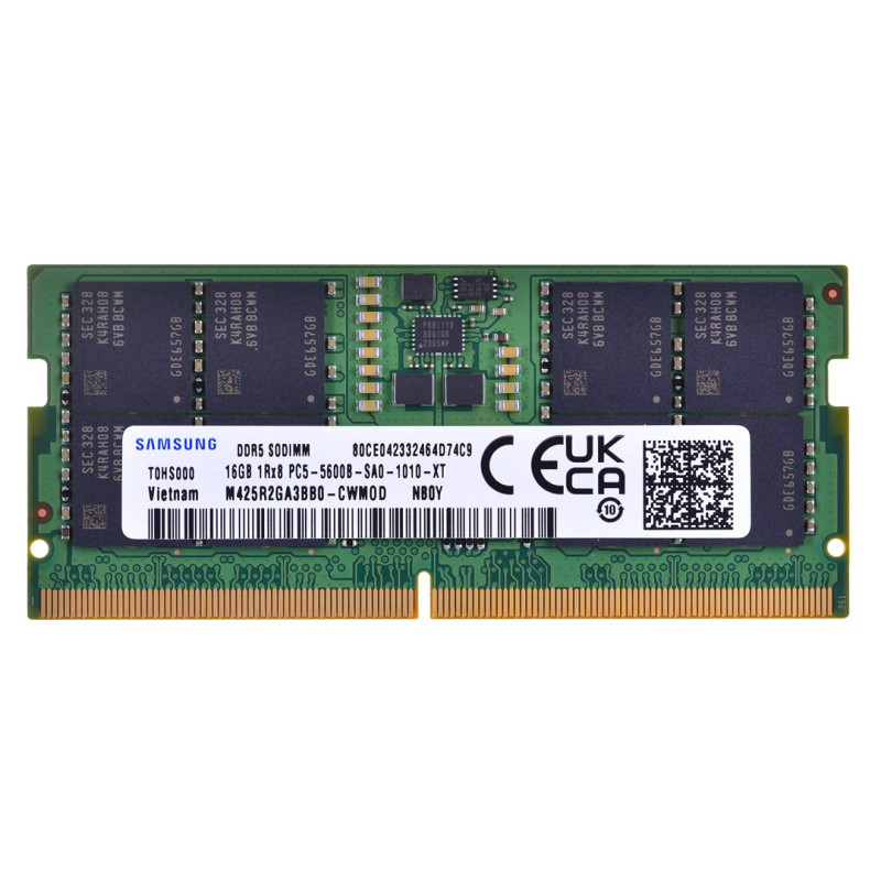 Samsung SO-DIMM 16GB DDR5 1Rx8 5600MHz PC5-44800 M425R2GA3BB0-CWM ...