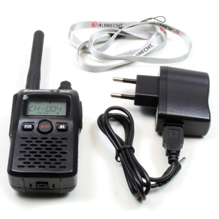 Albrecht ATT 100 portable PMR radio station, 10 channels, 1400mAh ...