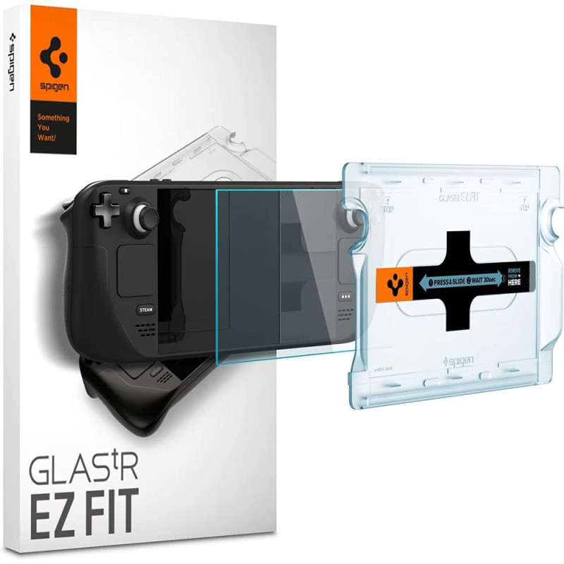 Spigen Glas.tR EZ Fit Tempered Glass for Steam Deck | Marsietis.lt