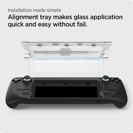 Spigen Glas.tR EZ Fit Tempered Glass for Steam Deck | Marsietis.lt