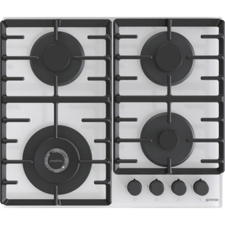 Gorenje GTW642SYW White Built-in 60 cm Gas 4 zone s | Marsietis.lt