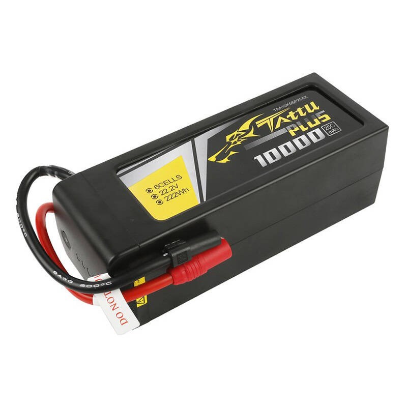 „Tattu Plus“ 10000mAh 22,2 V 25C 6S1P lipo akumuliatorių blokas su ...