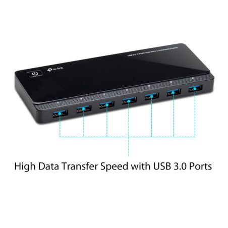 TP-LINK USB 3.0 7-Port Portable Hub | Marsietis.lt