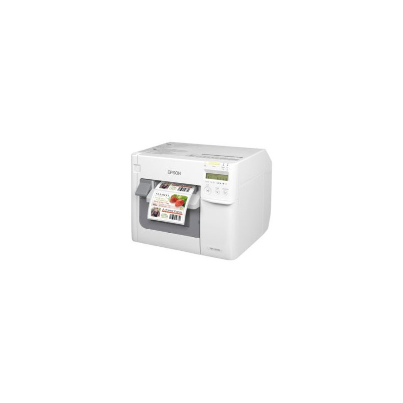 Epson ColorWorks C3500, cutter, disp., USB, Ethernet, NiceLabel, white ...