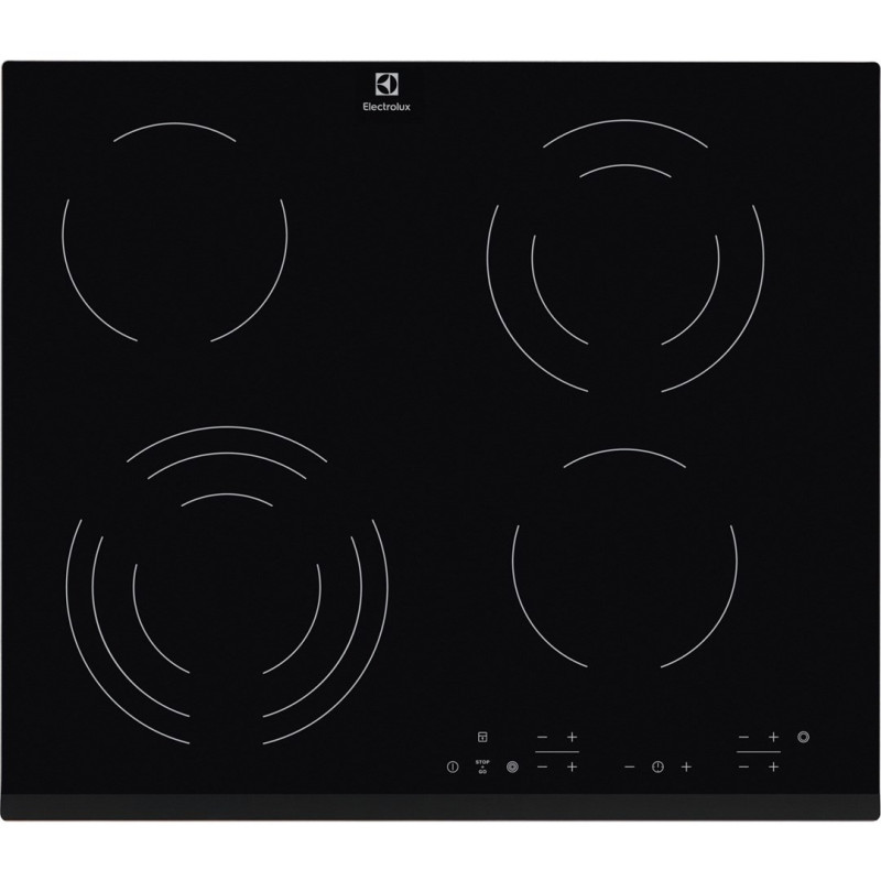„Electrolux EHF6343FOK“ kaitlentė, juoda, įmontuojama, 60 cm, keraminė ...