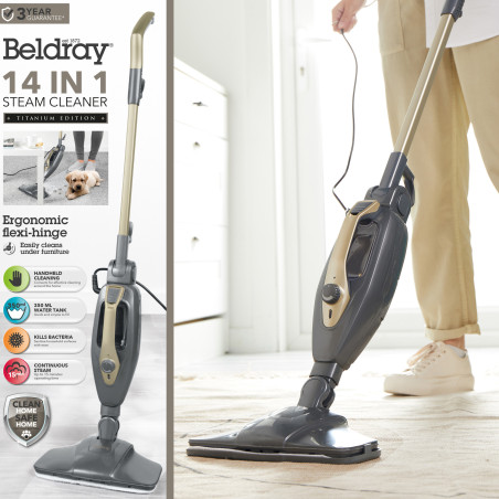 Beldray BEL01732TTVDE 14 in1 Steam Cleaner | Marsietis.lt