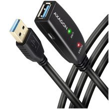 Axagon Active extension USB 3.2 Gen 1 A-M A-F cable, 10 m long. Power ...