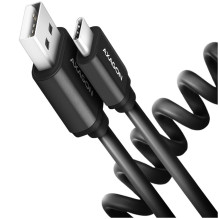Axagon duomenų ir įkrovimo USB 2.0 laido ilgis 0,6 m. 3A. Juodai ...