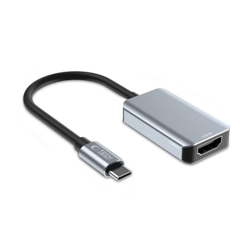 Tech-Protect UltraBoost USB-C Male HDMI Female 4K 60Hz Adapter - Black ...