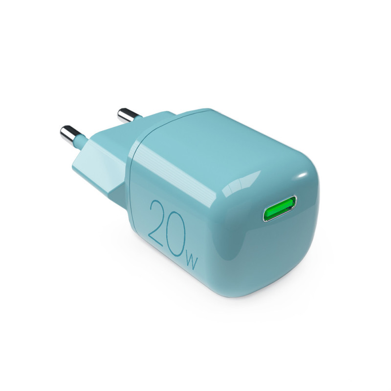 Puro 20W GaN USB-C Wall Charger - Green | Marsietis.lt