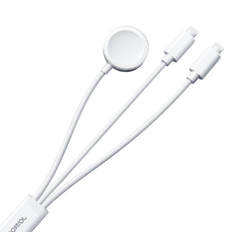 Joyroom S-IW007 3 viename laidas USB-A magnetinis įkroviklis ...