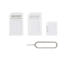 „iLike“ adapteris Nano Micro SIM 3 viename rinkinys + raktas | Marsietis.lt