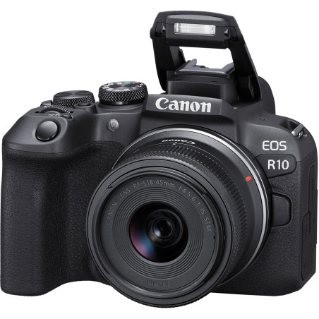 Canon EOS R10 + RF-S 18-45mm F4.5-6.3 IS STM F 4.5-6.3 IS STM + Mount ...
