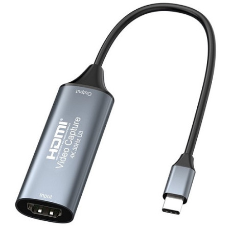 Video capture device HDMI 4K 30Hz to USB3.0 Type-C | Marsietis.lt