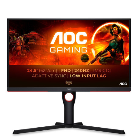 Monitor - AOC 25G3ZM 24.5 , FHD, 240Hz, Black | Marsietis.lt