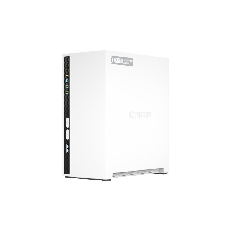 NAS Data Storage Server - QNAP TS-233 Mini Tower Cortex-A55 2GHz 4C 2GB ...