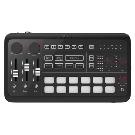 Sound Mixer - Ulanzi AX01 UCaster Live Streaming Sound Card 12 Effects ...