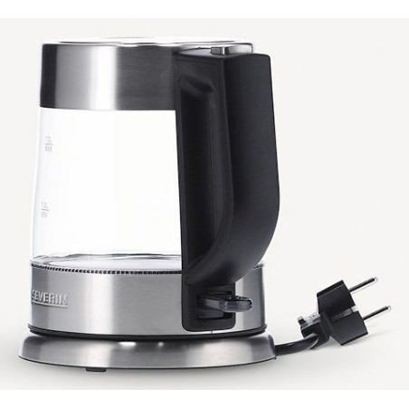 Electric Kettle - Severin WK 3468 1L Glass Stainless Steel 360 ...
