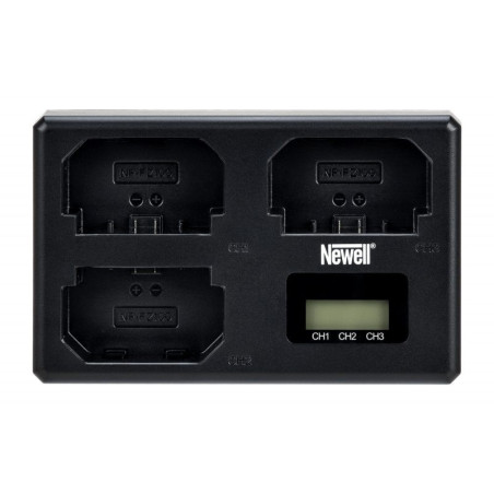 Charger - Newell TT-USB-C Triple-Channel Charger for NP-FZ100 Black ...