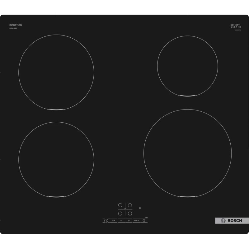 Indukcinė Kaitlentė - Bosch Serie 4 PUE611BB5D 4 zonų įmontuojama ...