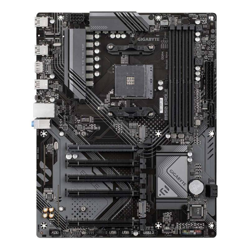 Motininė Plokštė - GIGABYTE B550 EAGLE AM4, 10+3+1 VRM, 128GB DDR4 ...