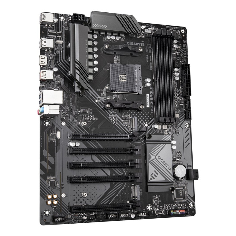 Motininė Plokštė - GIGABYTE B550 EAGLE AM4, 10+3+1 VRM, 128GB DDR4 ...