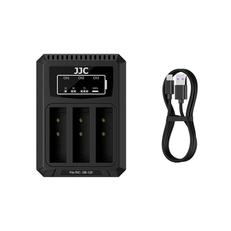 Baterijų Įkroviklis - JJC DCH DB120TC Multi Battery Charger ...