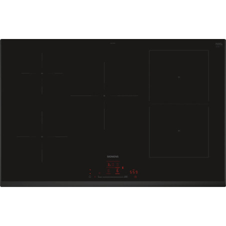 Siemens iQ500 ED851HWB1E hob Black Built-in 80 cm Zone induction hob 5 ...