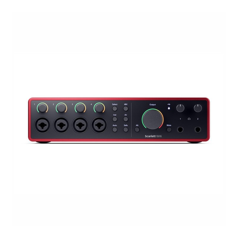 Garso sąsaja - Focusrite Scarlett 18i20 4-osios kartos, 4 XLR įėjimai ...
