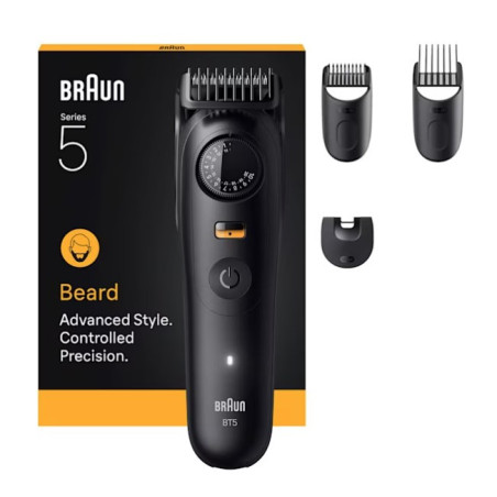 Braun BeardTrimmer 9 BT5520 beard trimmer Battery 40 2 cm Wet & Dry ...