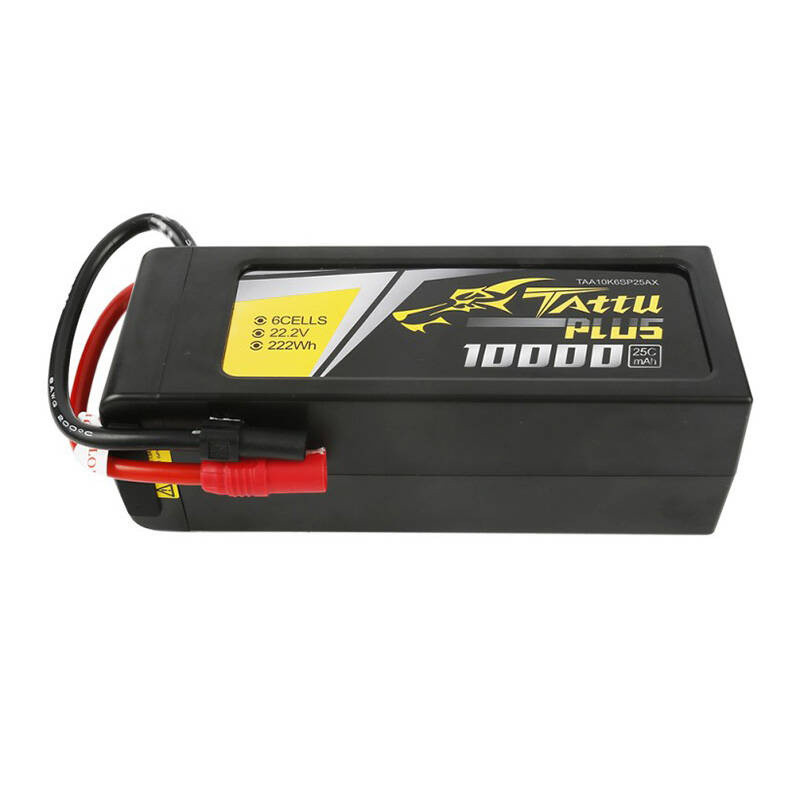 „Tattu Plus“ 10000mAh 22,2 V 25C 6S1P lipo akumuliatorių blokas su ...