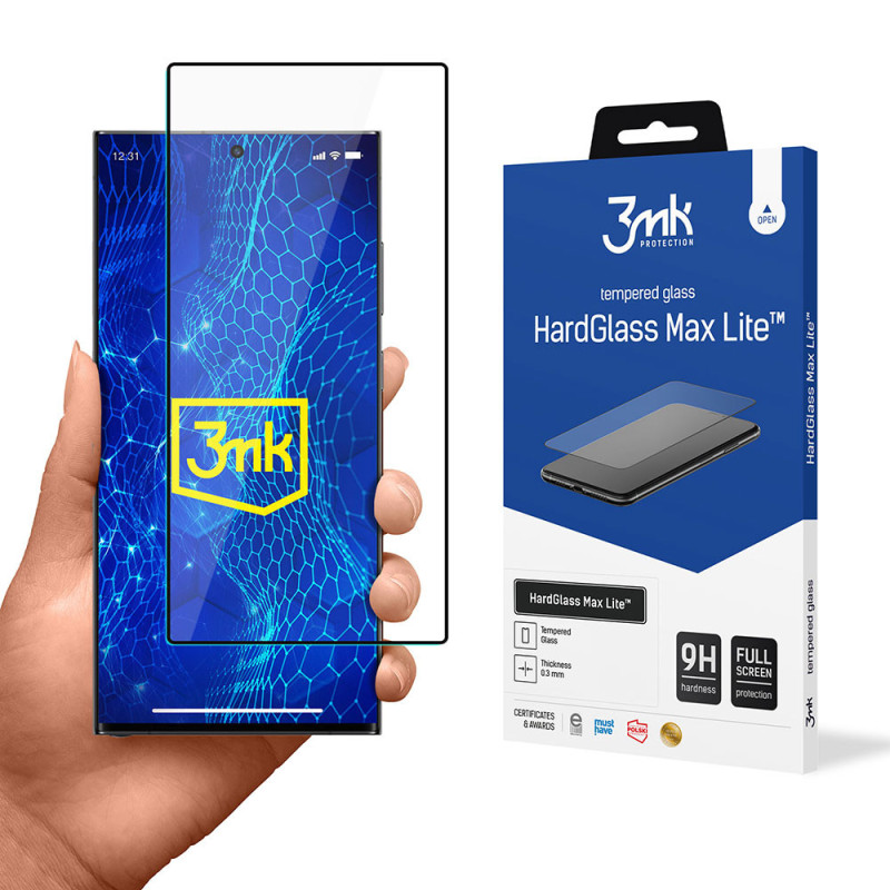 3mk HardGlass Max Lite™ grūdintas stiklas, skirtas „Samsung Galaxy S24 ...