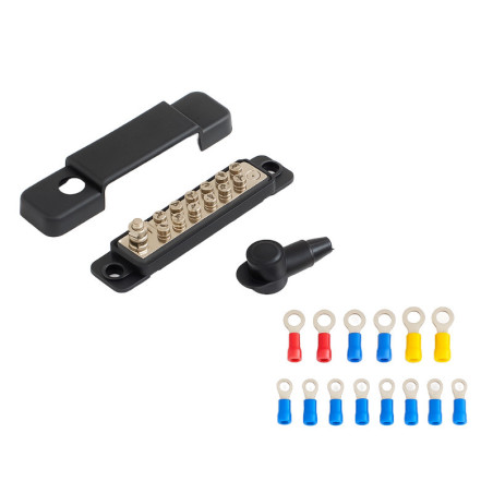 Busbar Solvian 48V 150A 1P M8 12P M4 connectors | Marsietis.lt