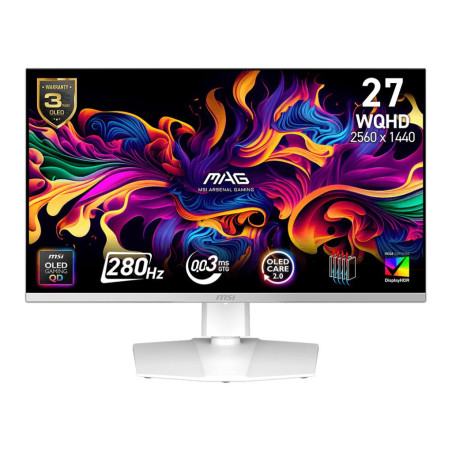 Monitor, MSI, 26.5 , 2560 x 1440 pixels, Wide Quad HD, Native aspect ...